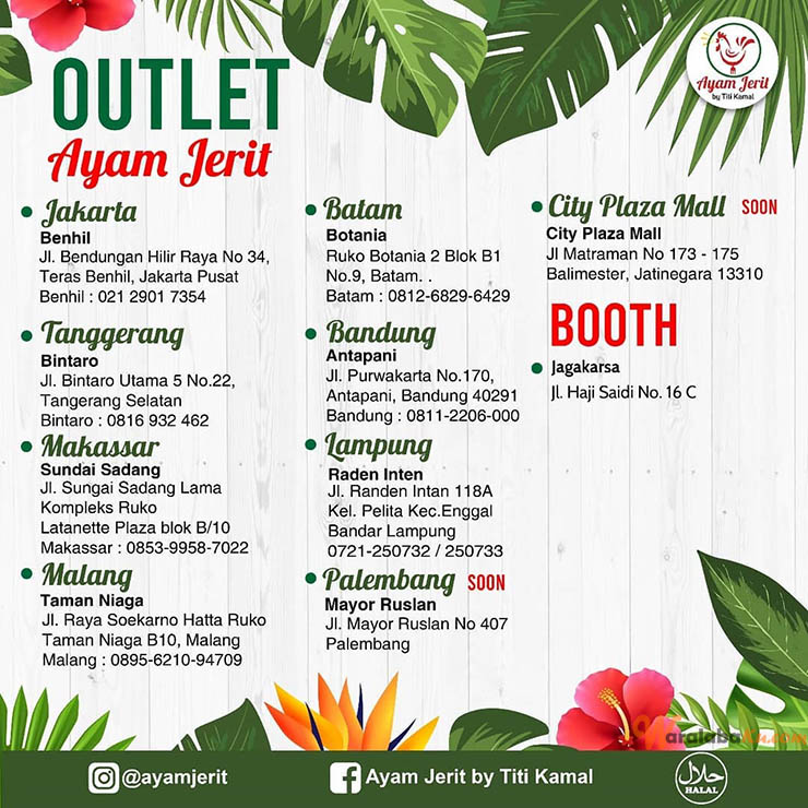 Franchise Ayam Jerit Titi Kamal | Peluang Bisnis Resto Pedas Indonesia - Waralaba Ku