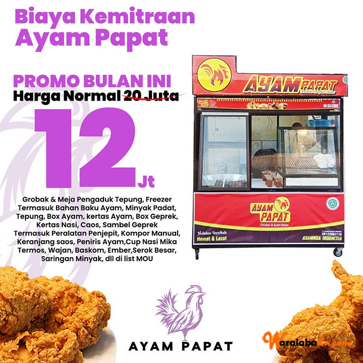 Franchise AYAM PAPAT | Peluang Bisnis Fried Chicken | Fast Food ...