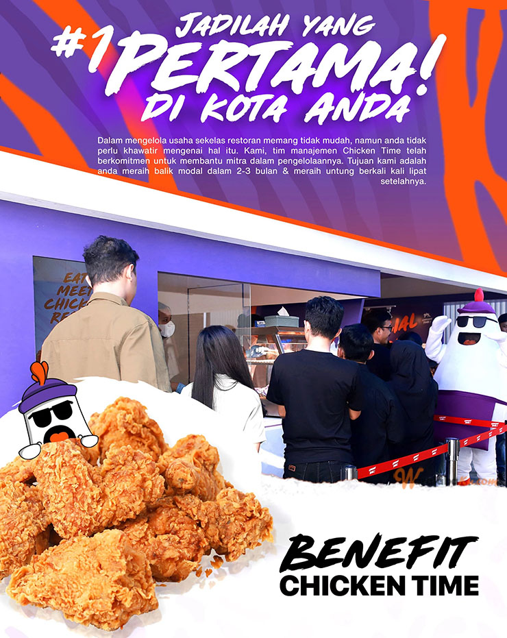 Franchise Chicken Time | Peluang Bisnis Fried Chicken - Waralaba Ku