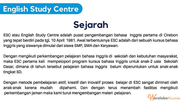 Franchise English Study Centre | Peluang Bisnis Pendidikan - Waralaba Ku