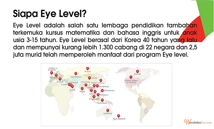 Franchise Eye Level | Peluang Bisnis Pendidikan - Waralaba Ku