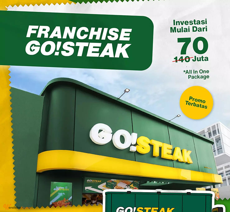 Franchise Go Steak | Peluang Bisnis Makanan Steak - Waralaba Ku