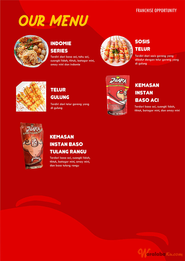 Franchise BASO ACI JUARA | Peluang Bisnis Bakso - Waralaba Ku Franchise BASO ACI JUARA | Peluang Bisnis Bakso - Waralaba Ku