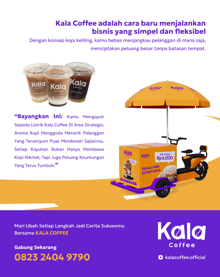 Franchise Kala Coffee | Peluang Bisnis Kopi Keliling Gerobak Sepeda ...
