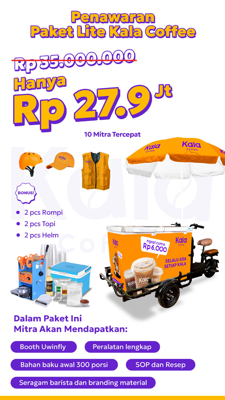 Franchise Kala Coffee | Peluang Bisnis Kopi Keliling Gerobak Sepeda ...