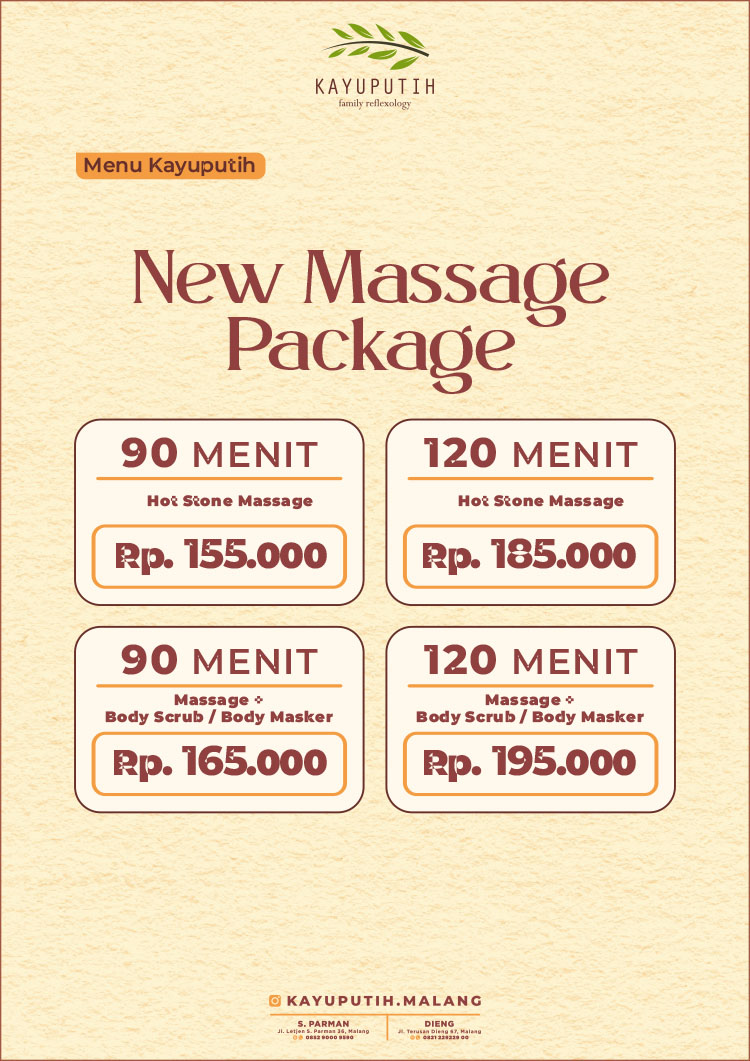 Franchise Kayuputih Family Reflexology | Peluang Bisnis Panti Pijat - Waralaba Ku