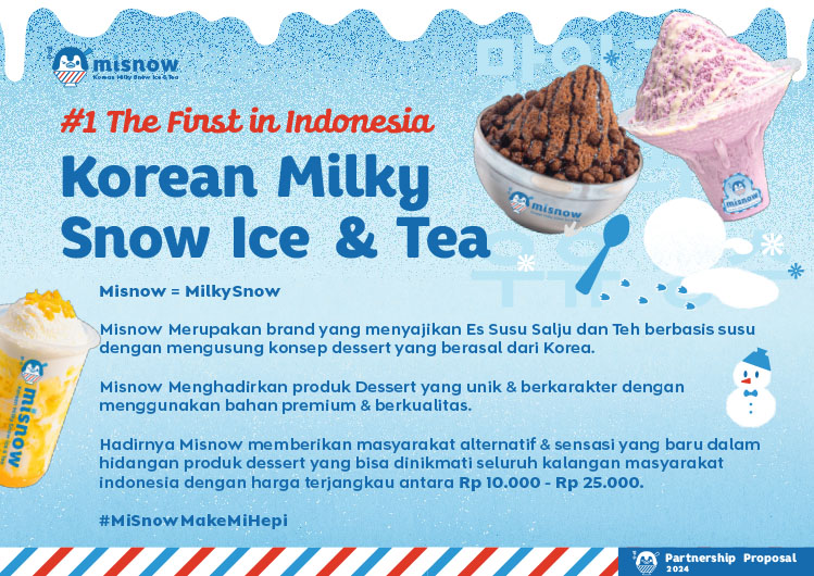 Franchise Misnow | Peluang Bisnis Es Susu Salju, Teh & Dessert Korea ...