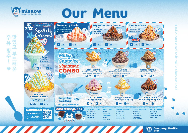 Franchise Misnow | Peluang Bisnis Es Susu Salju, Teh & Dessert Korea - Waralaba Ku