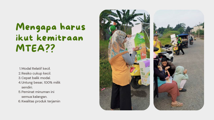 Franchise Es Teh Modal Kecil Mtea | Peluang Bisnis Teh Motor Autopilot - Waralaba Ku