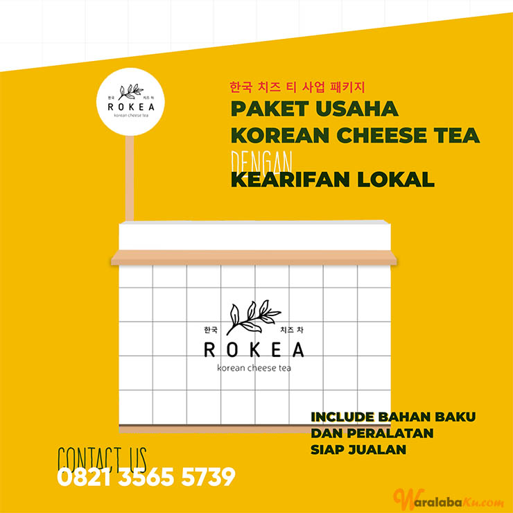 Franchise Rokea | Peluang Bisnis Minuman Cheese Tea - Waralaba Ku