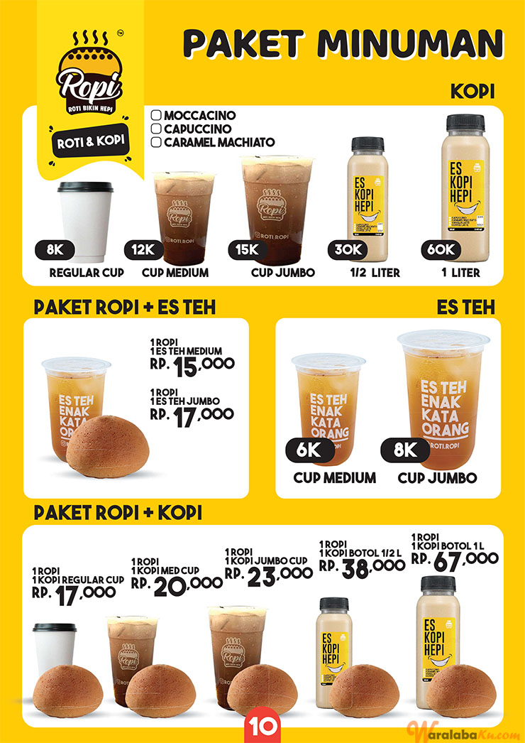 Franchise ROPI | Peluang Bisnis Roti Kopi Meksiko Roti Bikin Hepi ...