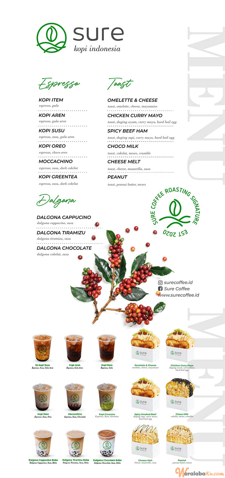 Franchise Sure Coffee | Peluang Bisnis Minuman Kopi - Waralaba Ku