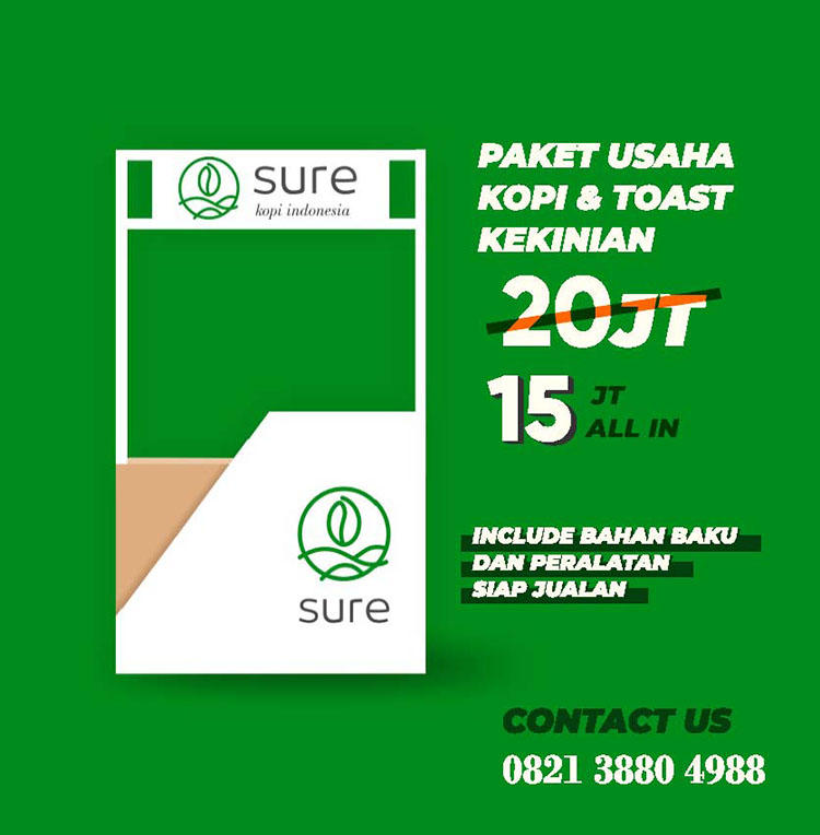 Franchise Sure Coffee | Peluang Bisnis Minuman Kopi - Waralaba Ku