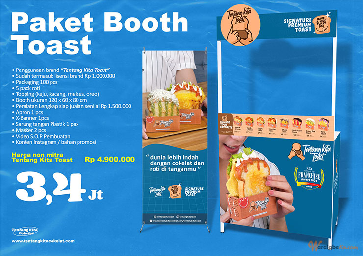 Franchise Tentang kita Toast | Peluang Bisnis Makanan | Roti Panggang ...