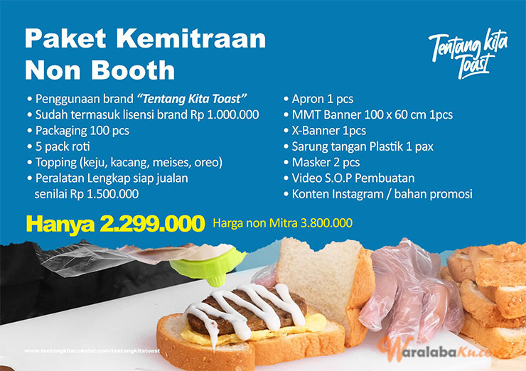 Franchise Tentang kita Toast | Peluang Bisnis Makanan - Waralaba Ku