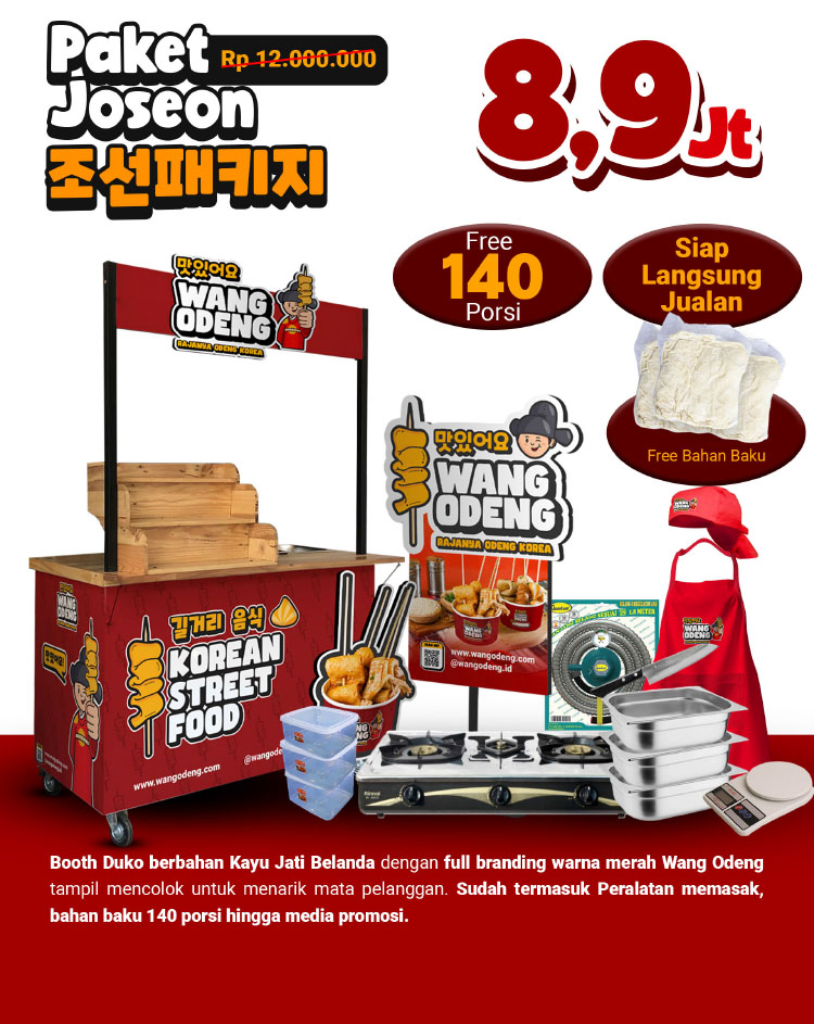 Franchise Wang Odeng | Peluang Bisnis Makanan Korean Street Food ...