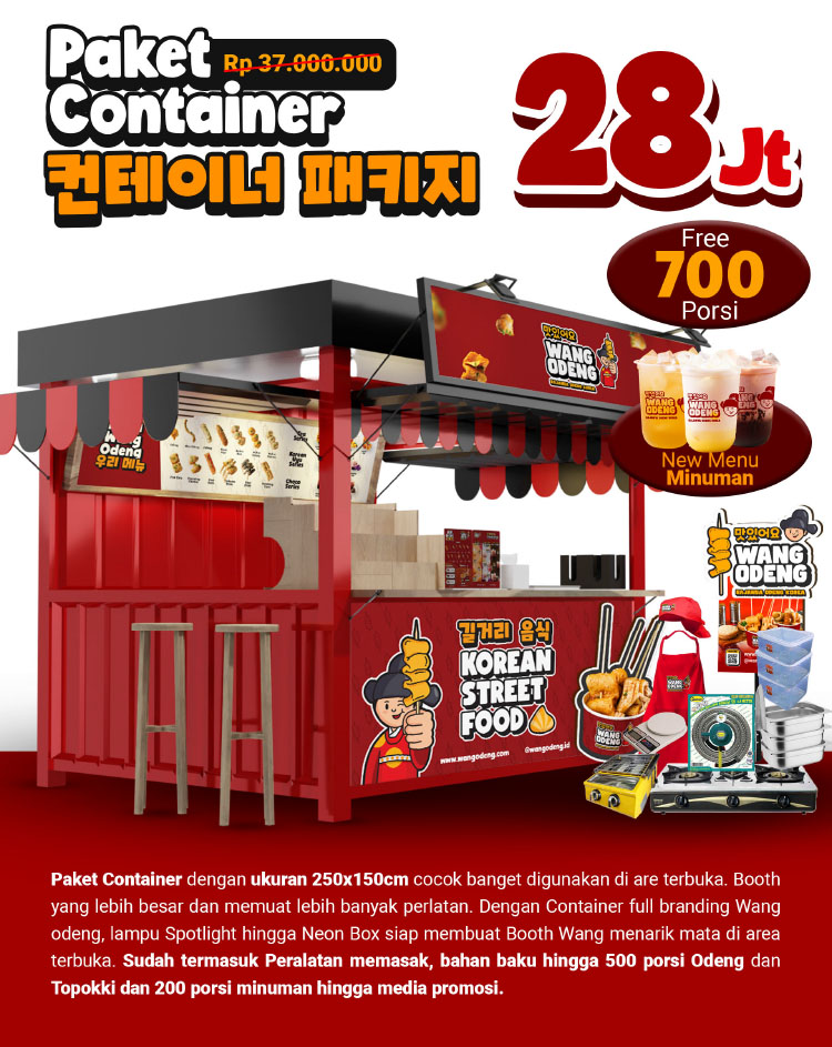Franchise Wang Odeng | Peluang Bisnis Makanan Korean Street Food ...
