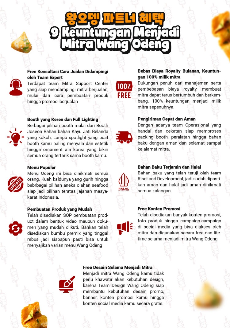 Franchise Wang Odeng | Peluang Bisnis Makanan Korean Street Food ...