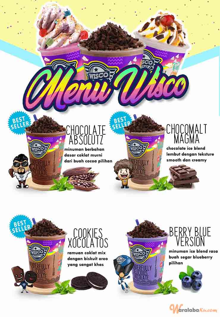 Franchise Chocolate Ice Blend Wisco | Peluang Bisnis Minuman - Waralaba Ku